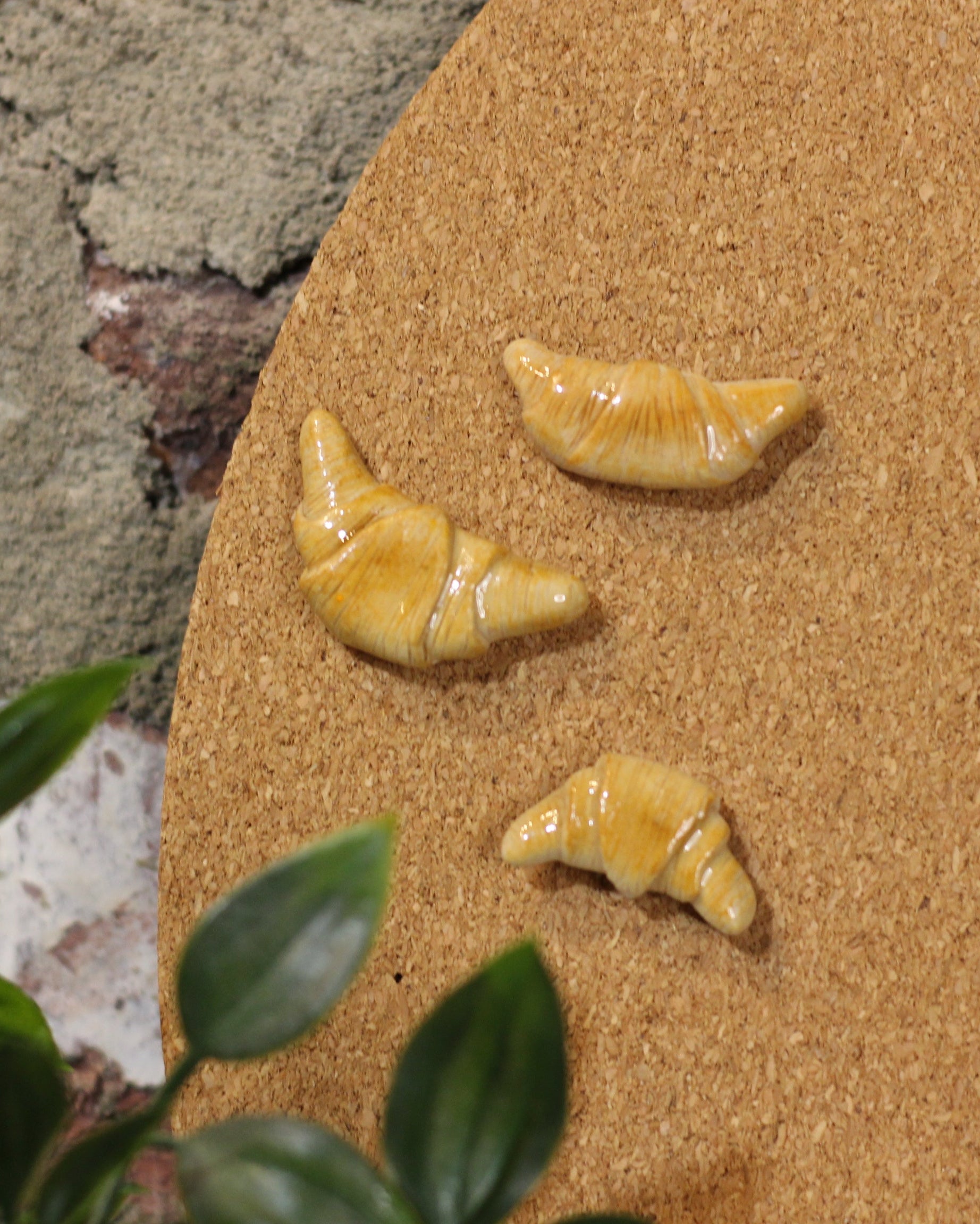 The Croissant Pin / Magnet – Lemon + Lamb